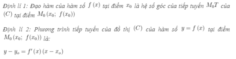 Tổng hợp các kiến thức Đạo hàm đầy đủ từ A - Z
