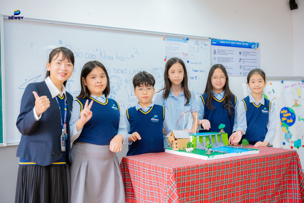 Dewey “superheroes” solve the global energy depletion challenge